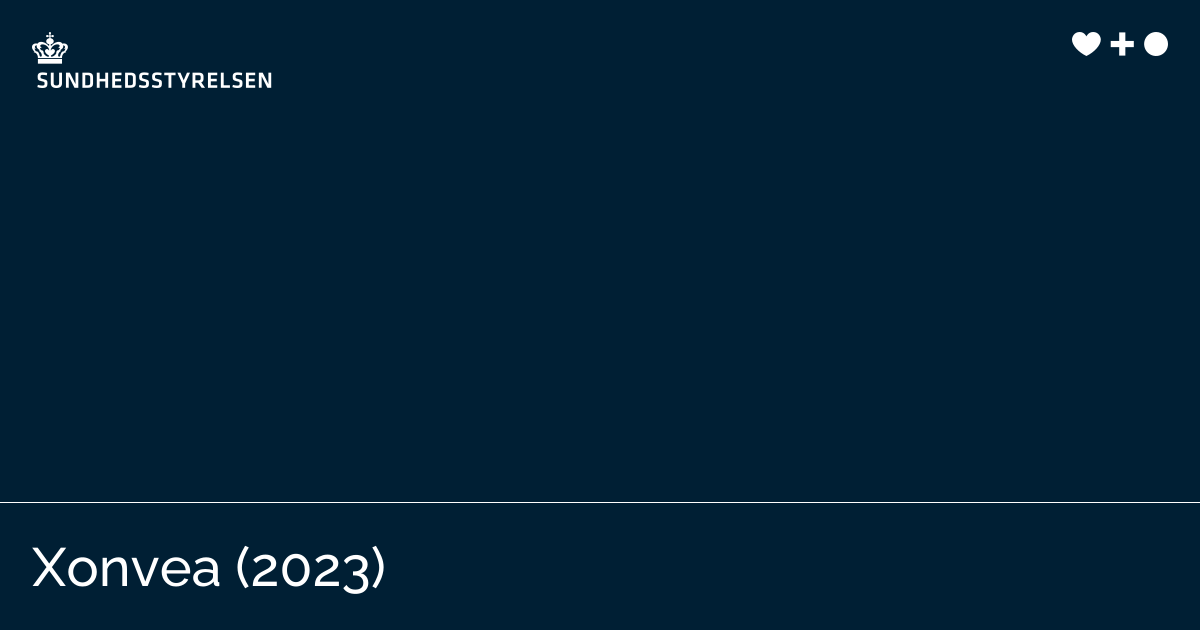 Xonvea (2023) | Sundhedsstyrelsen